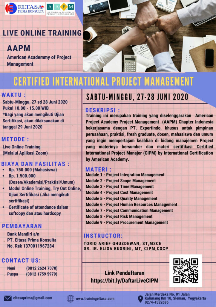 Online Training Certified International Project Manager - Info Training ...