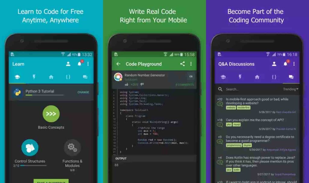 Belajar Coding Melalui HP Andorid - Info Training dan Sertifikasi